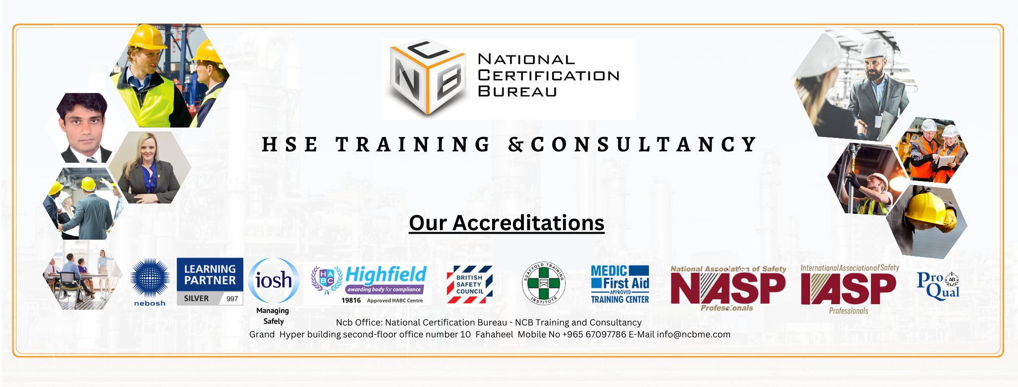 Home 1 - Nebosh IGC Training Center in kuwait